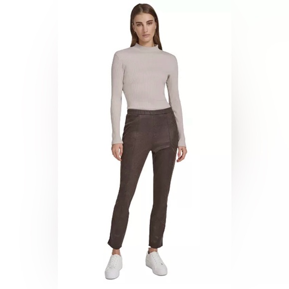 Andrew Marc | Pants & Jumpsuits | Andrew Marc Pintuck Skinny Faux Suede ...